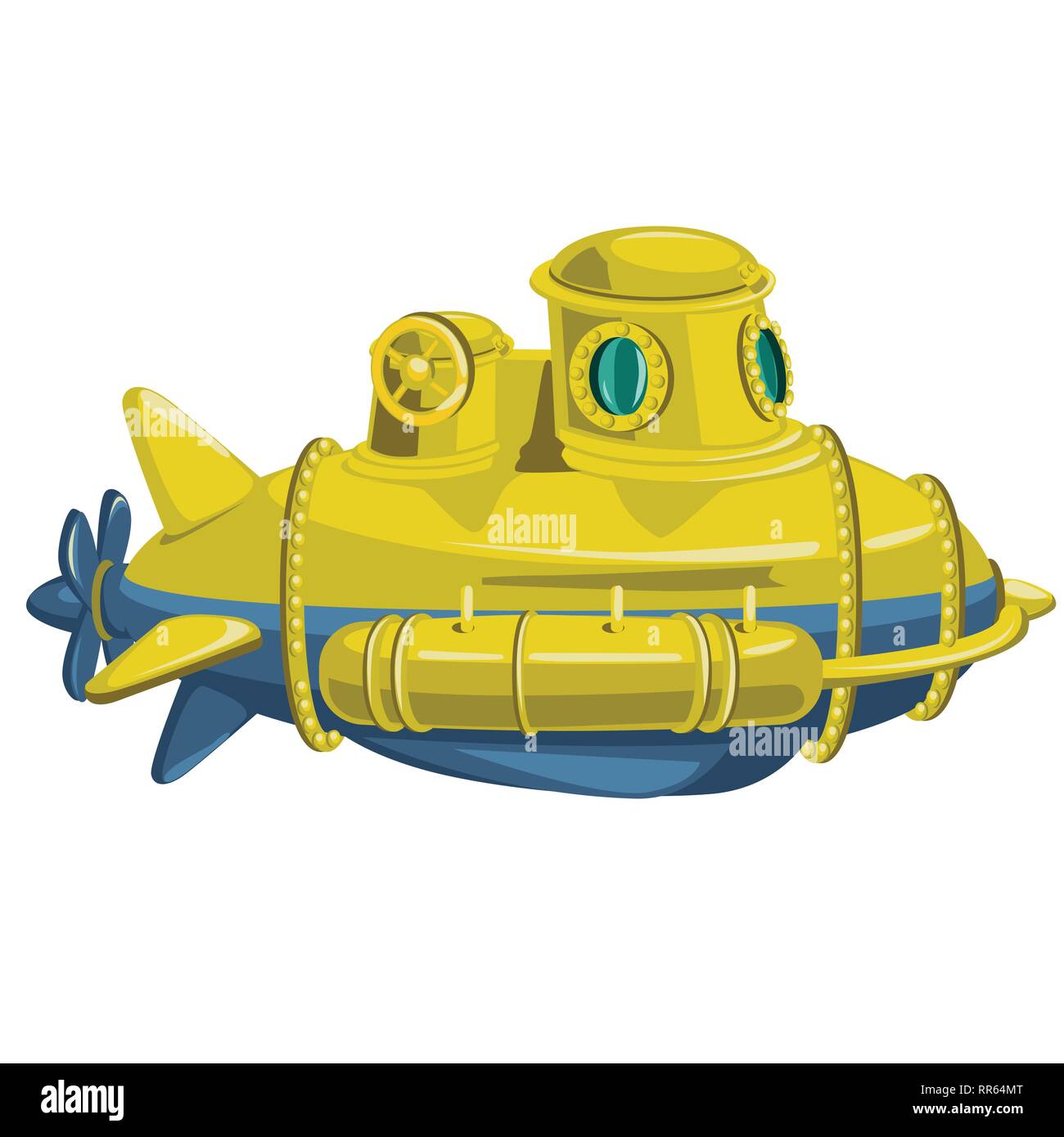 Submarine cartoon hi-res stock photography and images - Alamy
