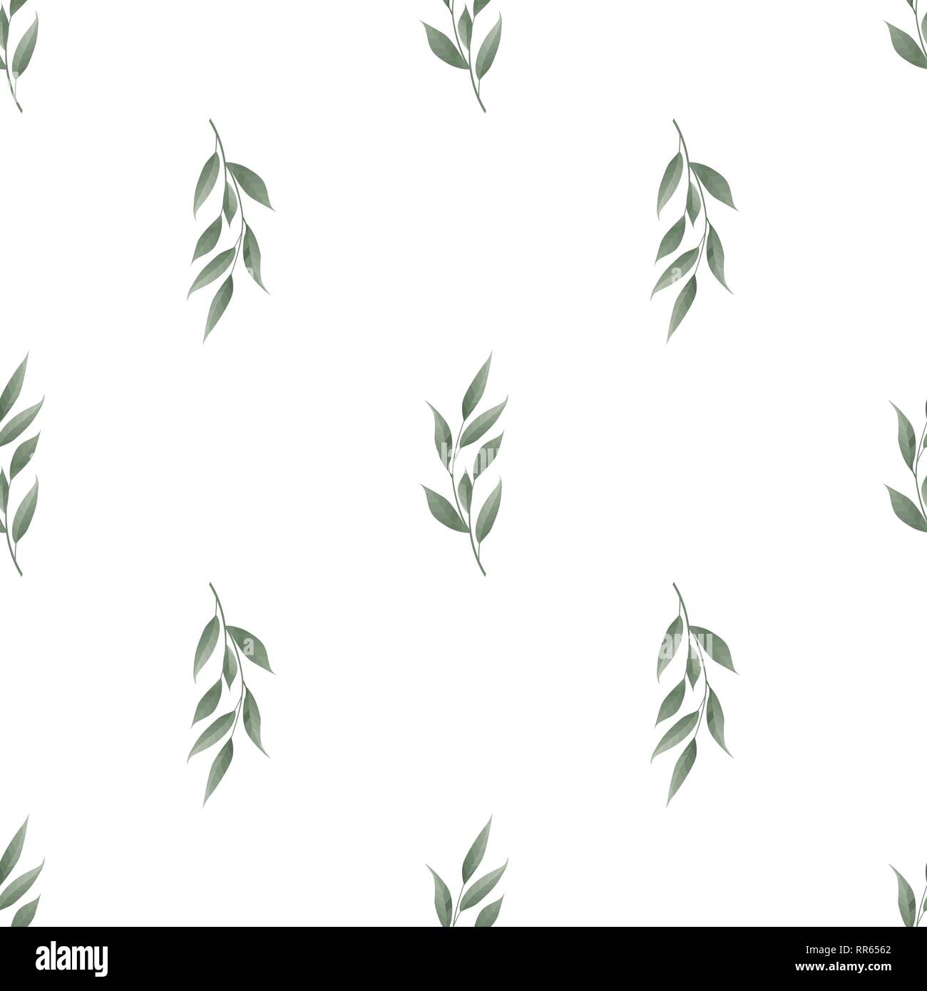 Seamless leaves pattern. Design for banner, poster, card, cover ...