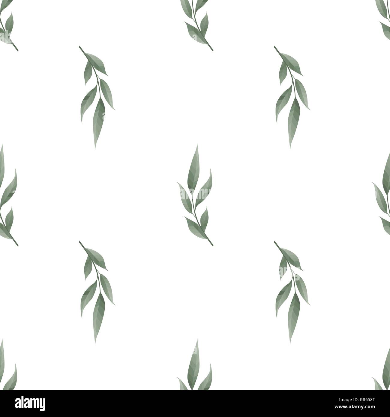 Seamless leaves pattern. Design for banner, poster, card, cover ...