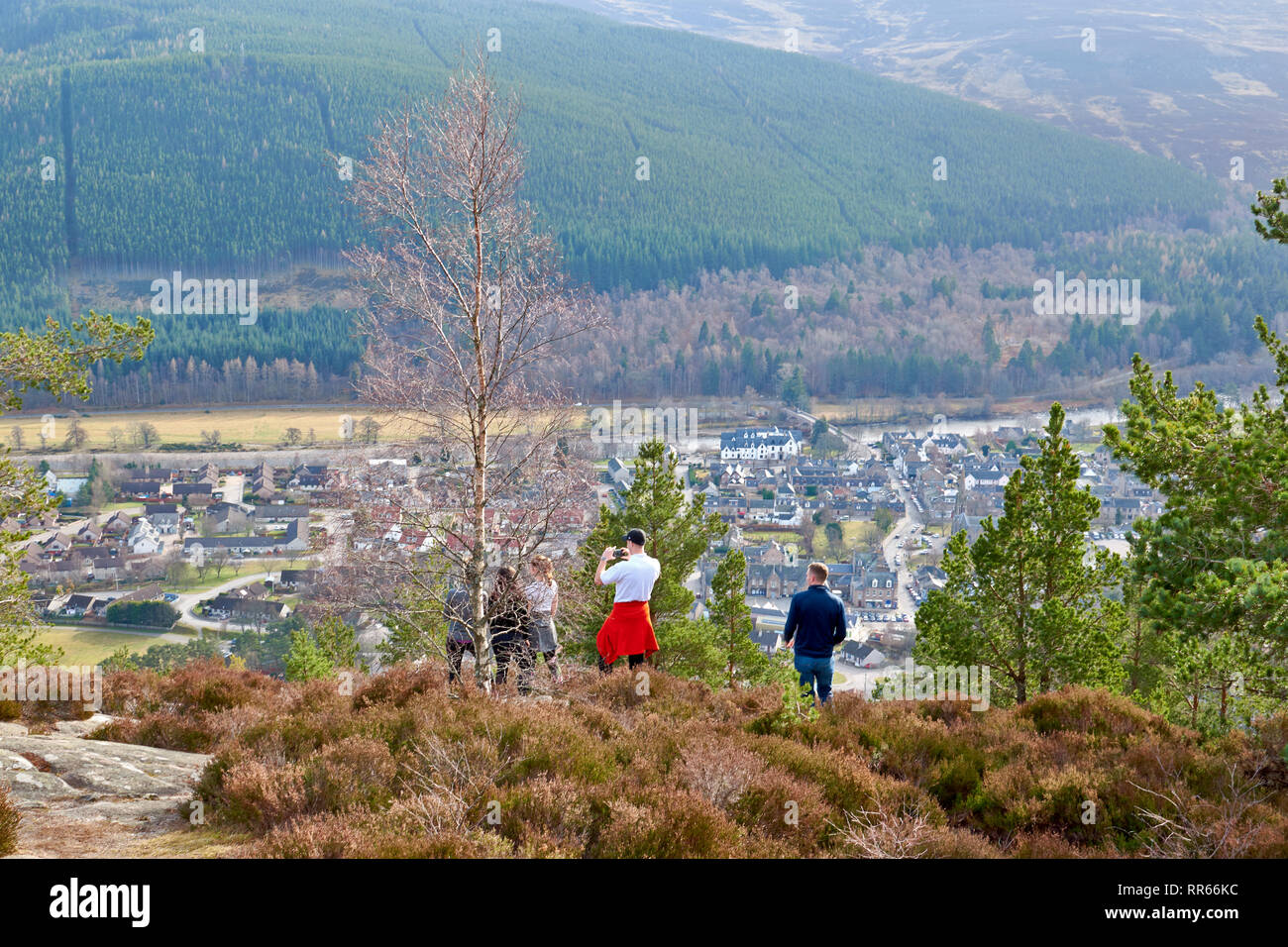 Craigendarroch hill ballater scotland hi-res stock photography and ...