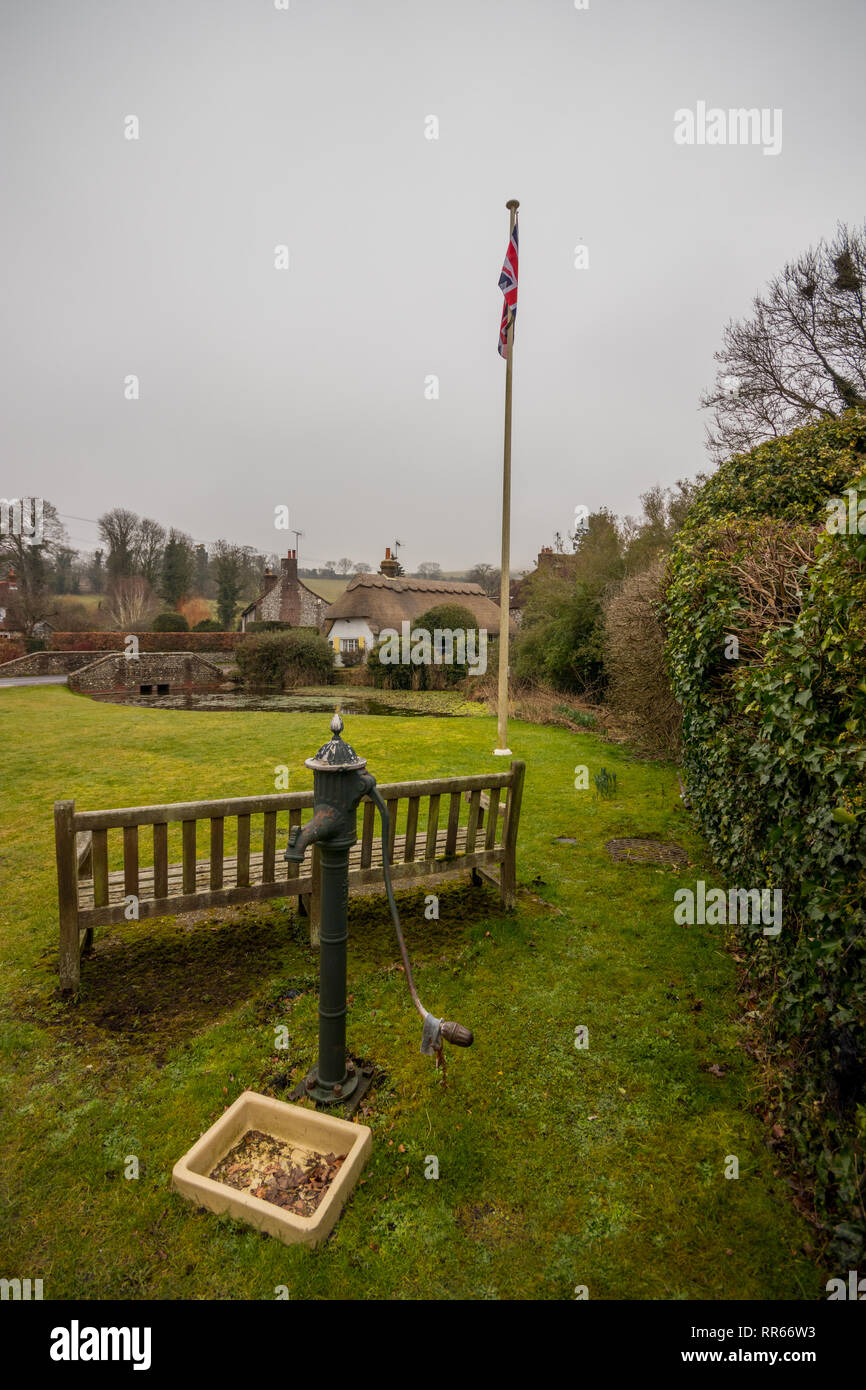 The village centre in Singleton, West Sussex, UK Stock Photo - Alamy