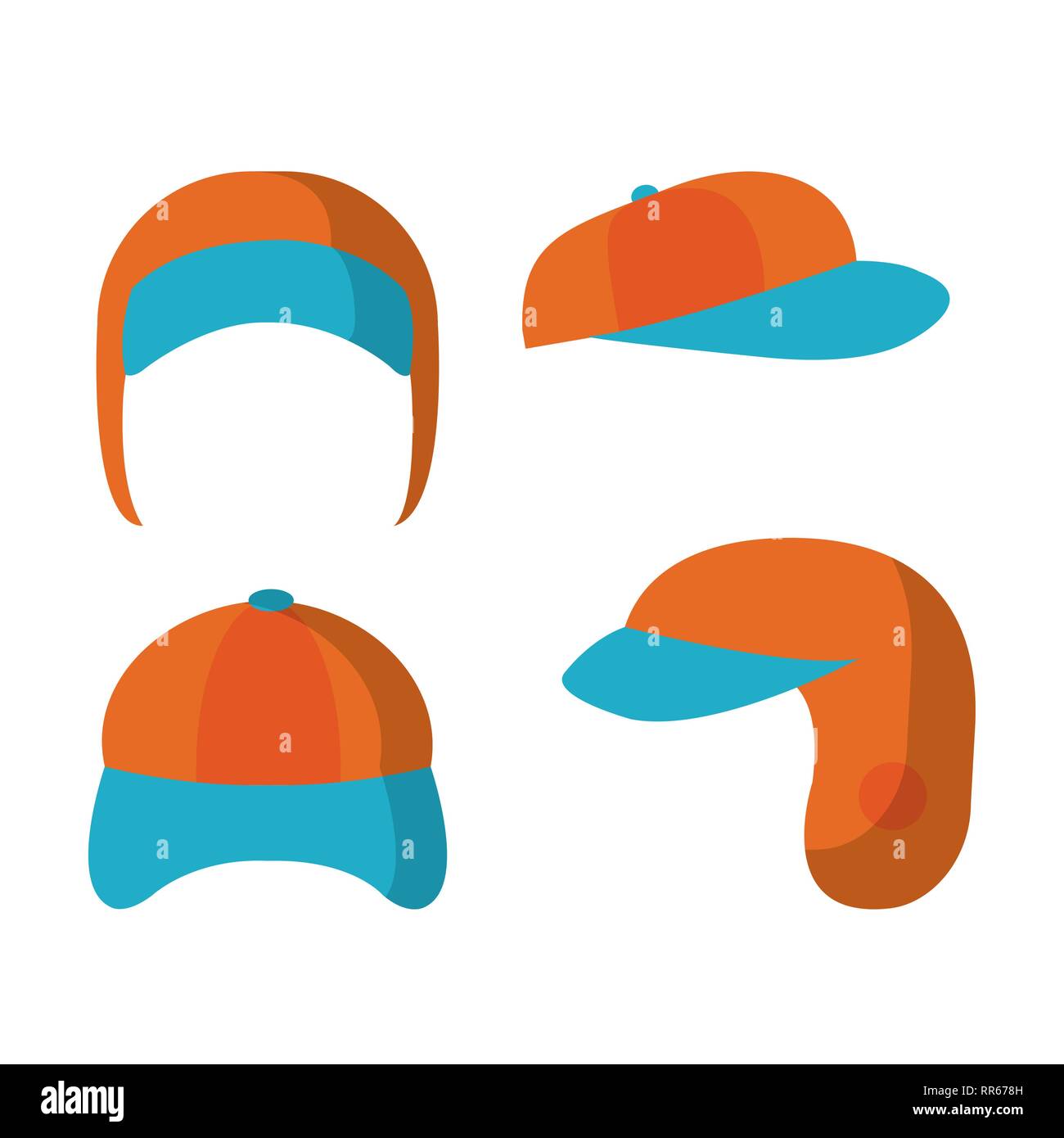 ear flap cap Stock Vector Image & Art - Alamy