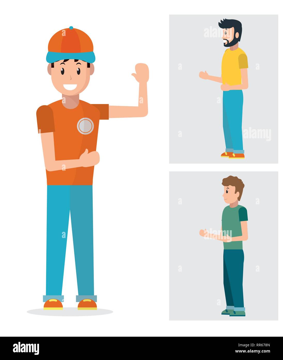 Transport members illustration Stock Vector Images - Alamy