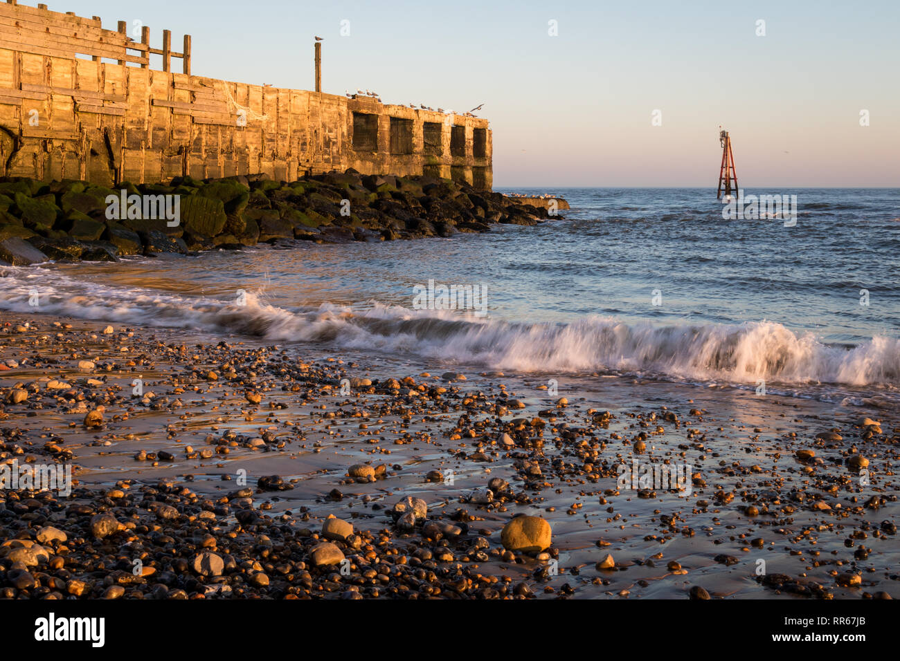 Sunset at Rye Harbour Stock Photo - Alamy