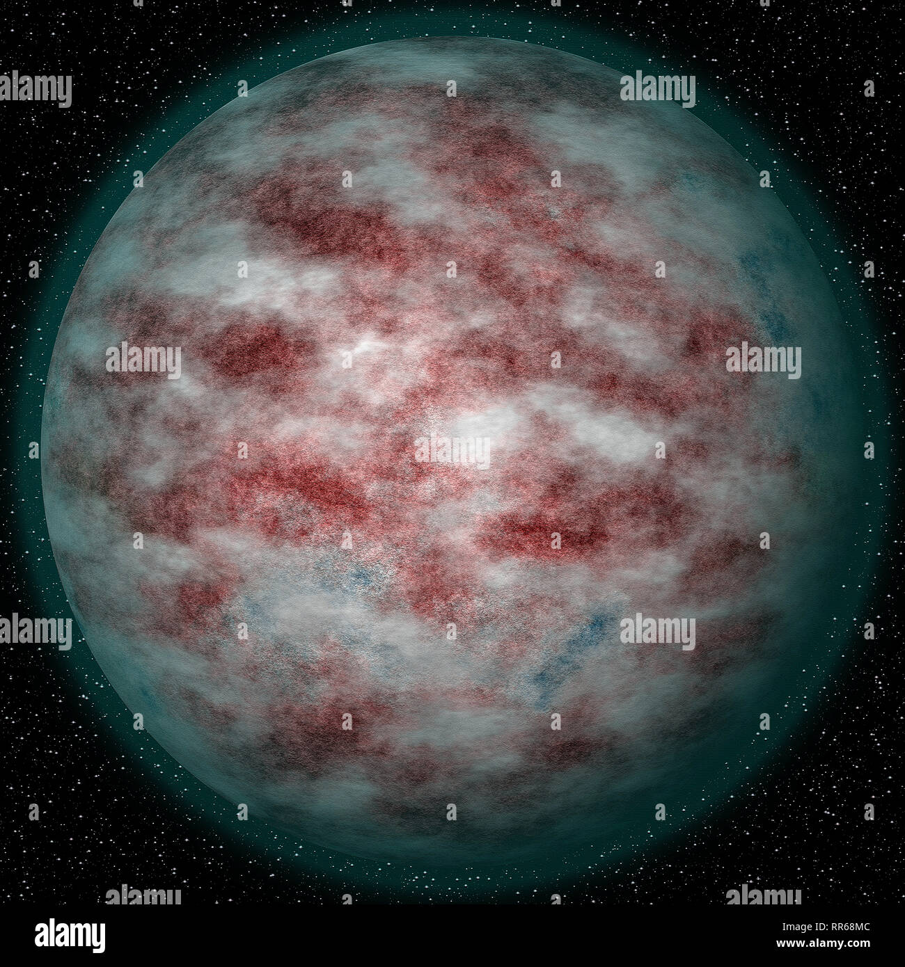 A planet in space Stock Photo - Alamy