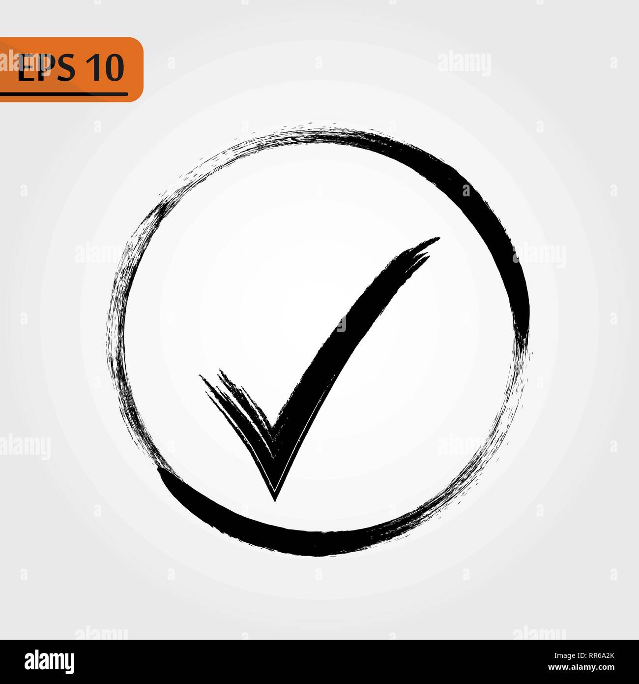 Check Icon Vector. Perfect Black pictogram illustration on white ...