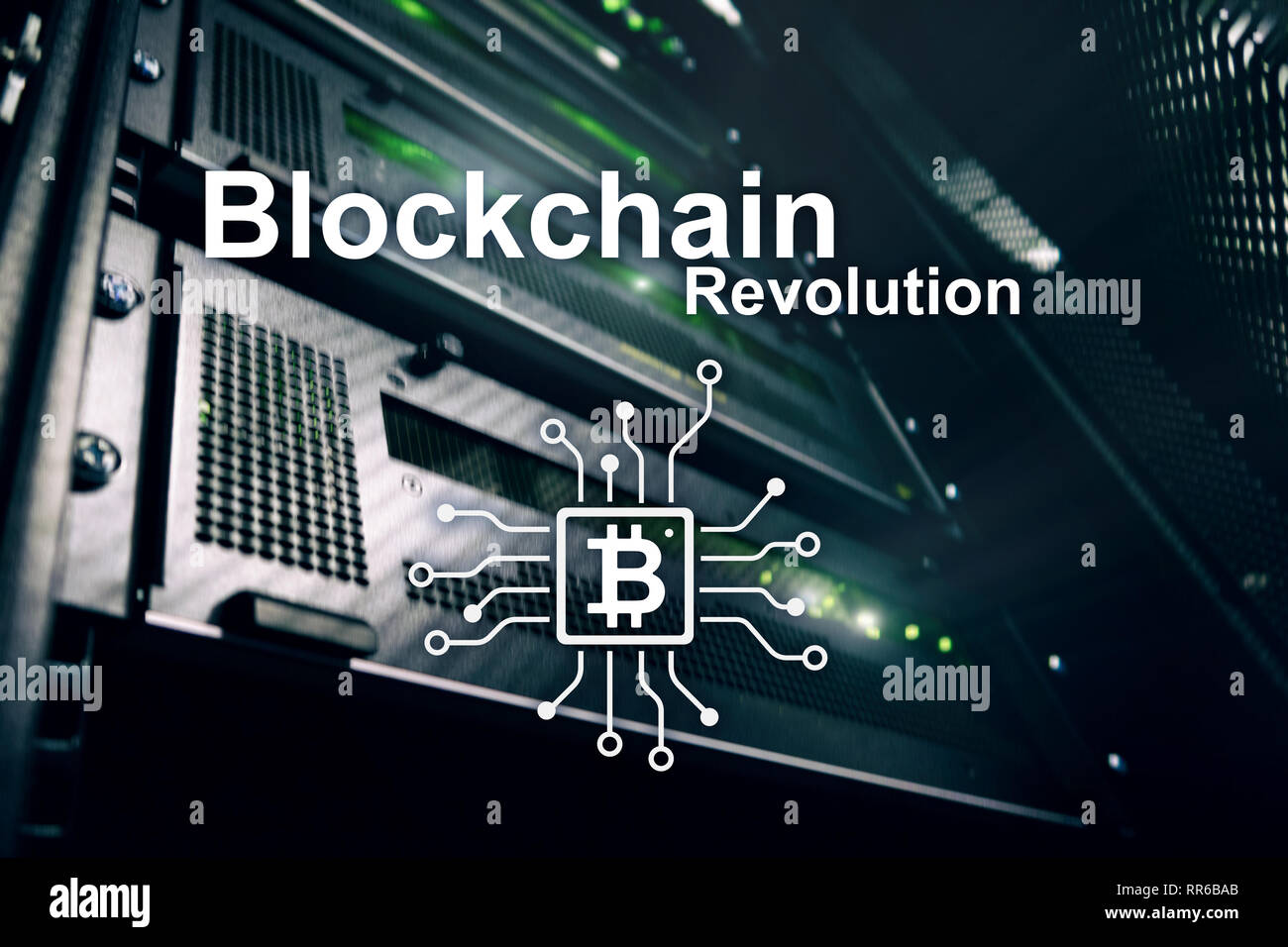 Blockchain revolution, innovation technology in modern business Stock ...