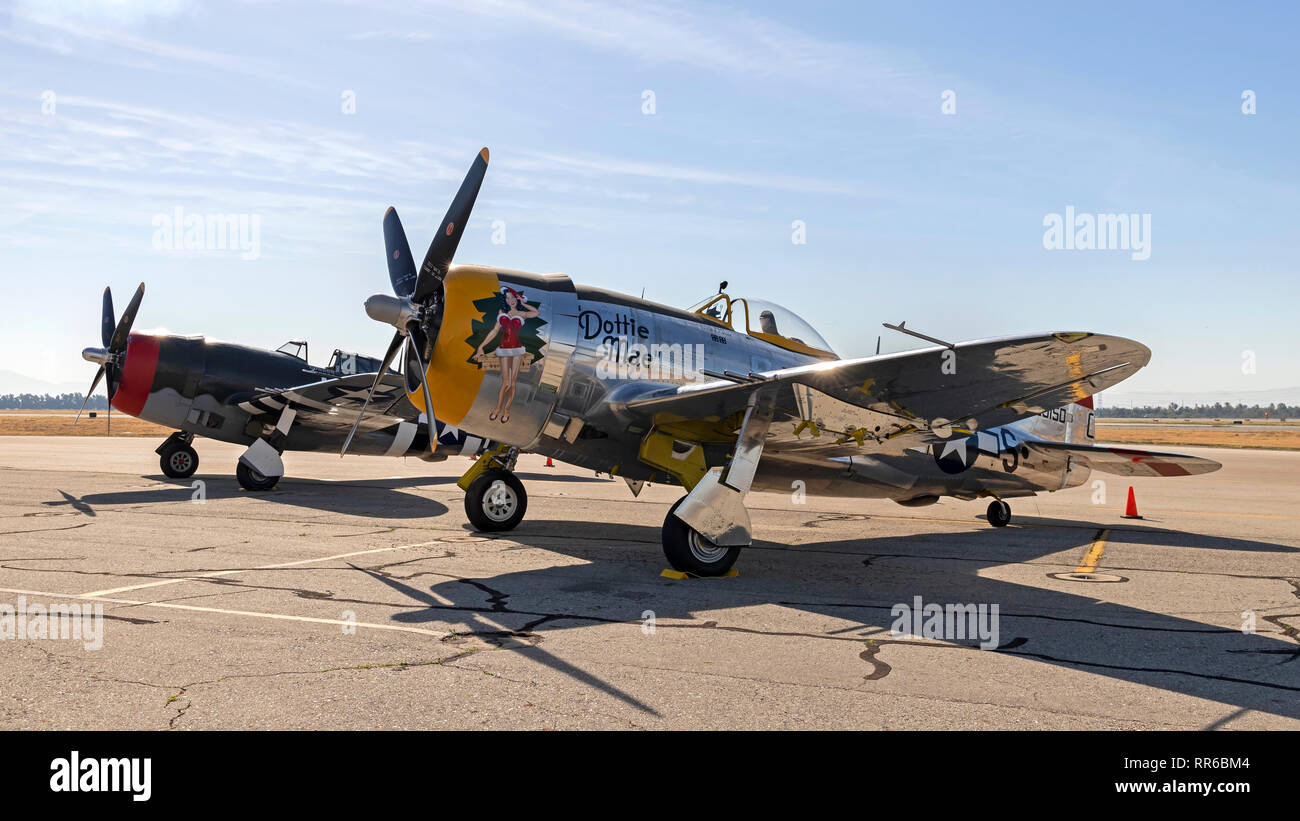 Airplane vintage WWII P-47 Thunderbolt aircraft Stock Photo - Alamy