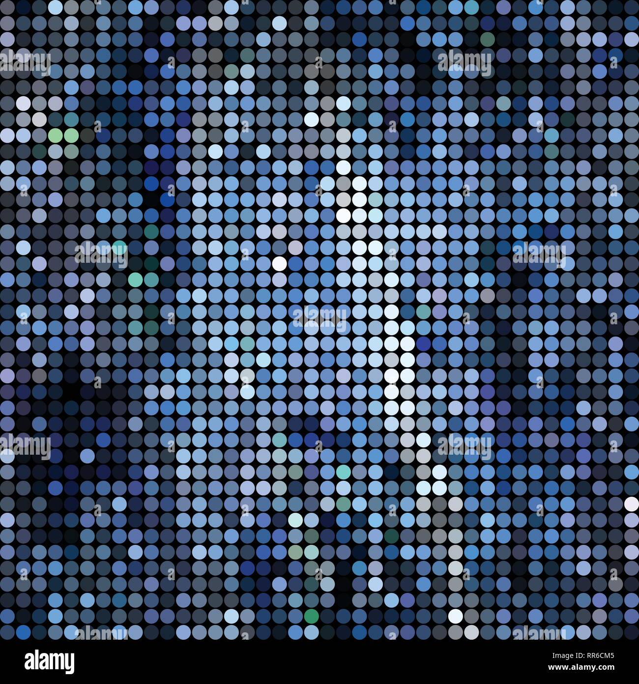 abstract vector colored round dots background - blue Stock Vector Image ...