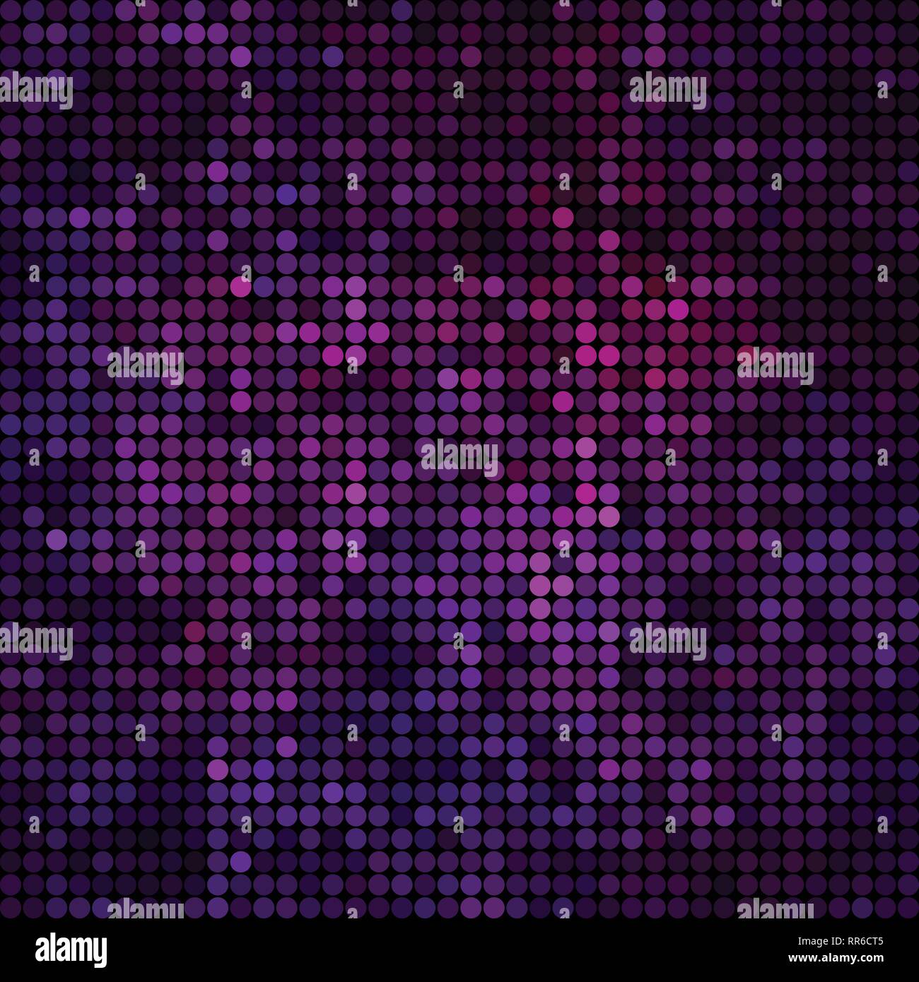 abstract vector colored round dots background - purple and violet Stock ...