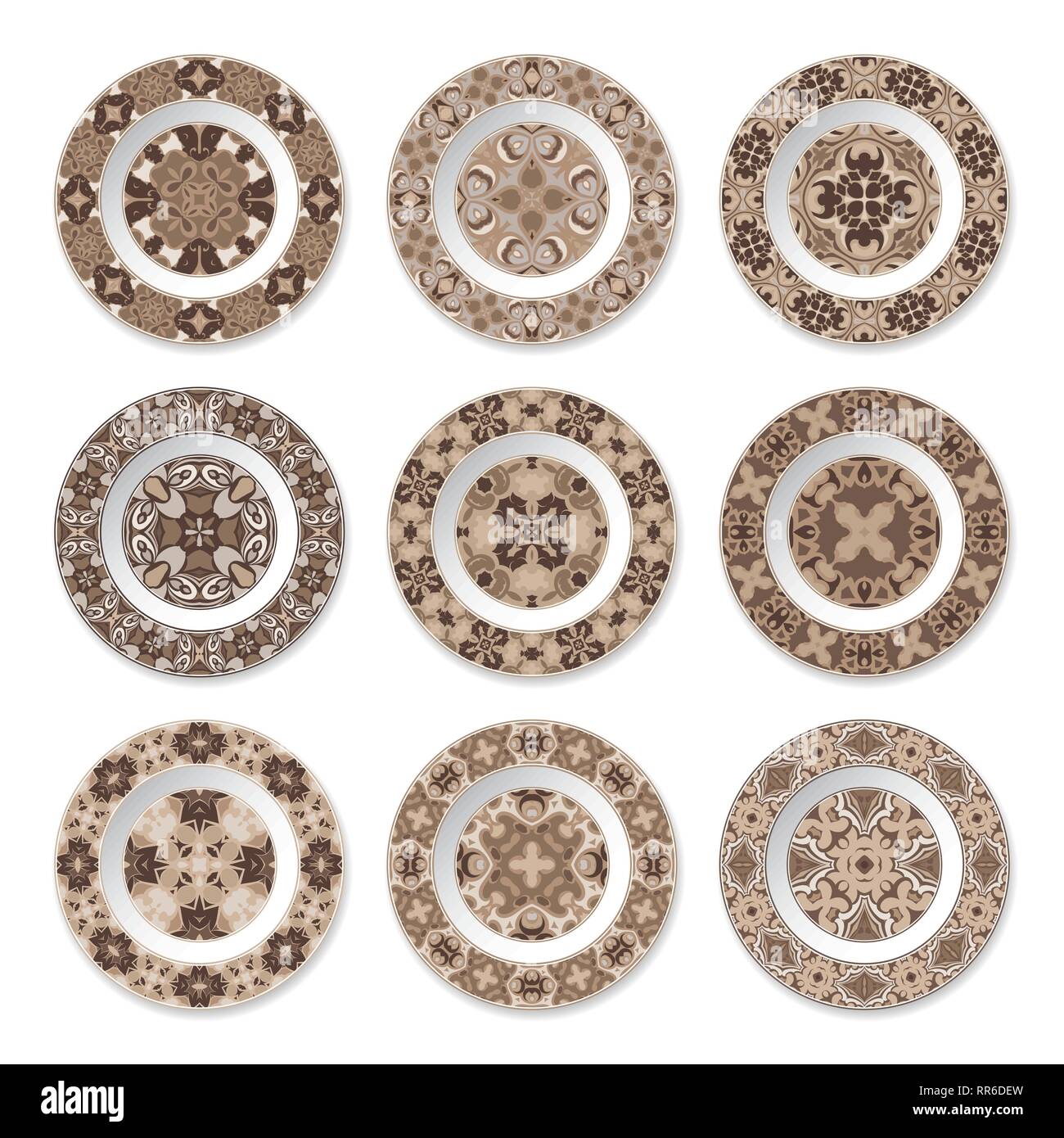 Circular top Stock Vector Images - Alamy