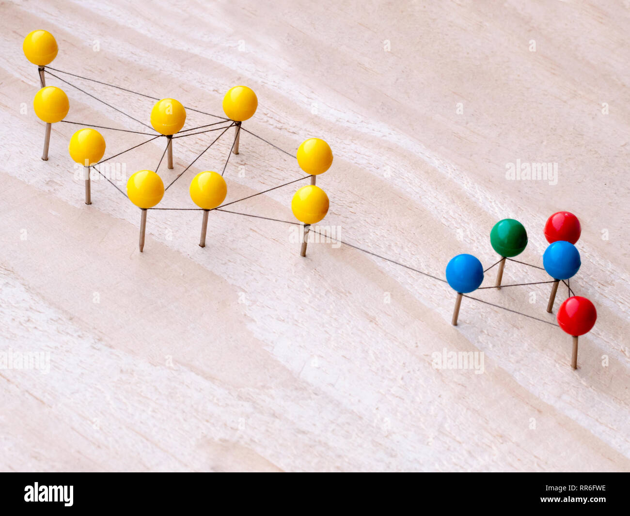 Communication concept inside a group of people. Family, work, business ...