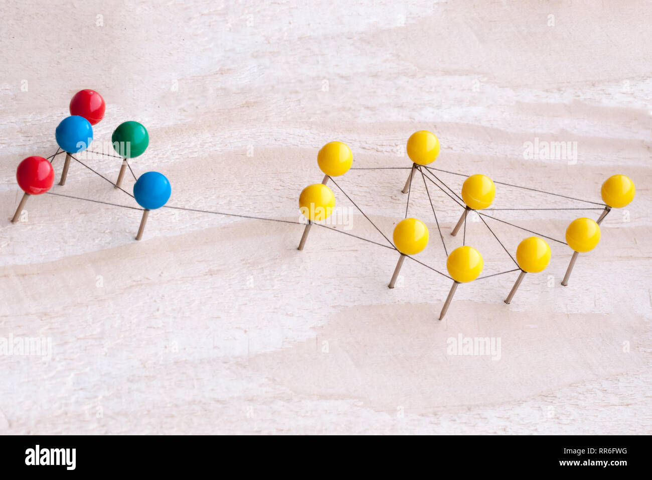 Communication concept inside a group of people. Family, work, business ...