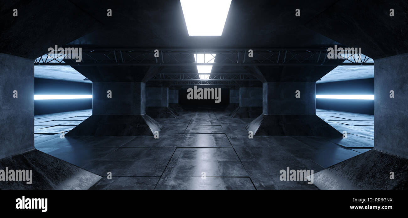 Alien Spaceship Corridor