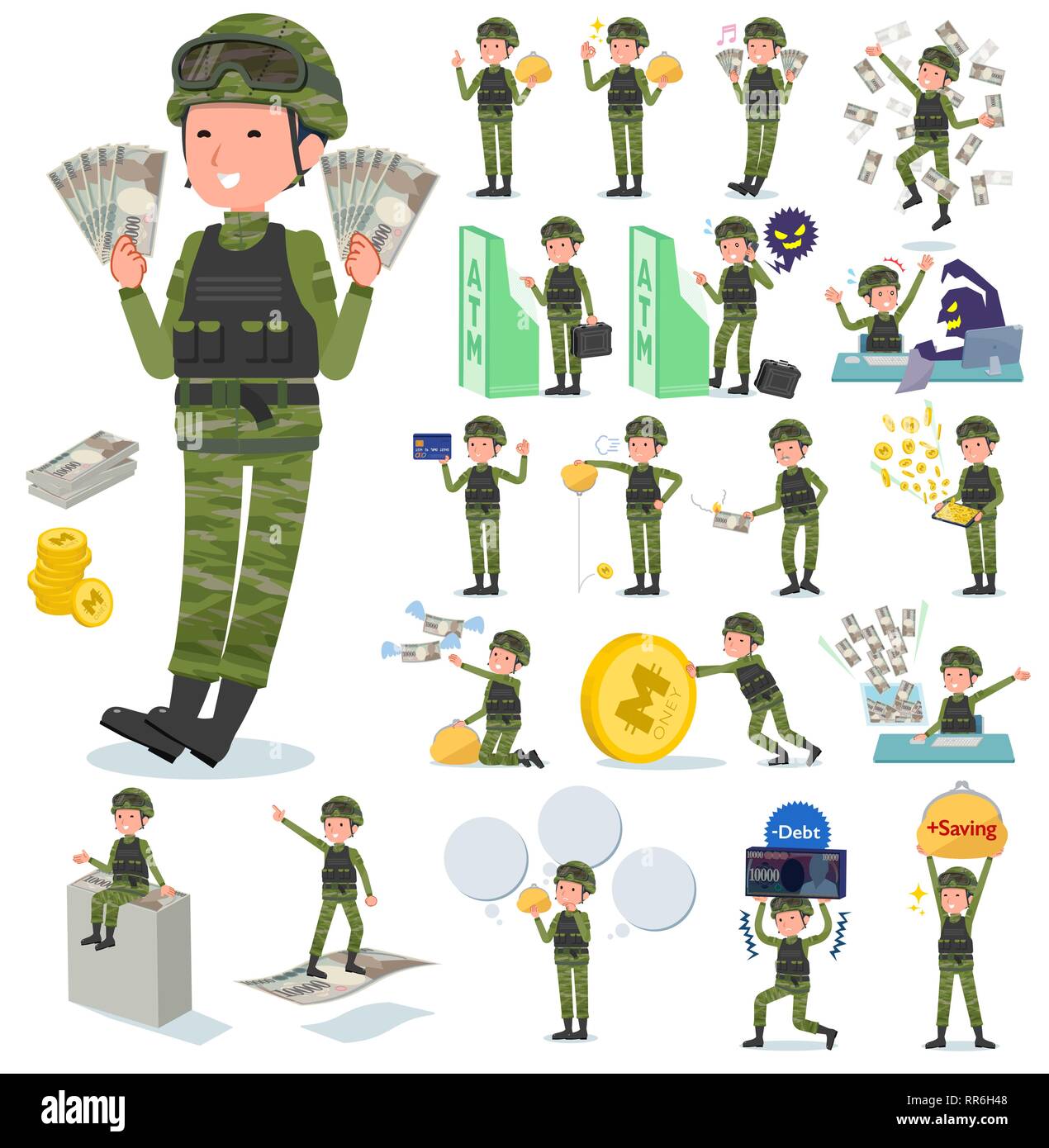 The army claims Stock Vector Images - Alamy