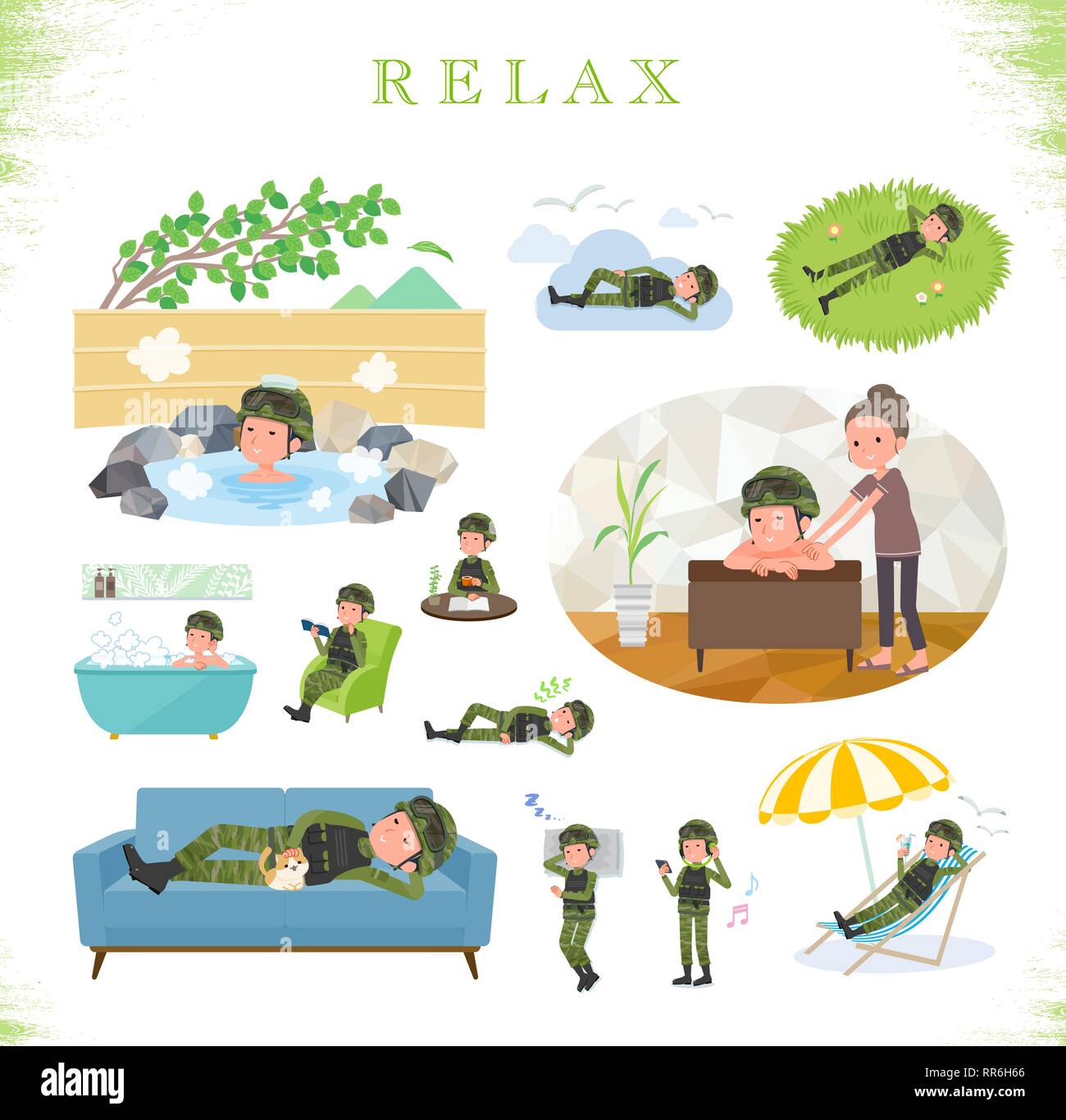 Soldier relief Stock Vector Images - Alamy