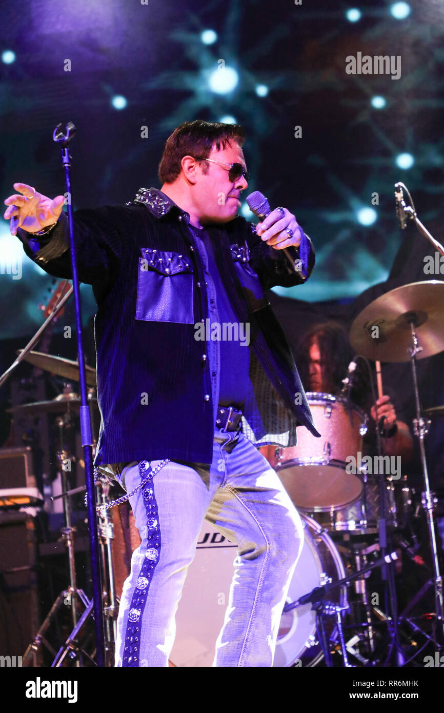 Pre-NAMM Jam with Six Gun Sal at Yost Theater Featuring: Anthony ...