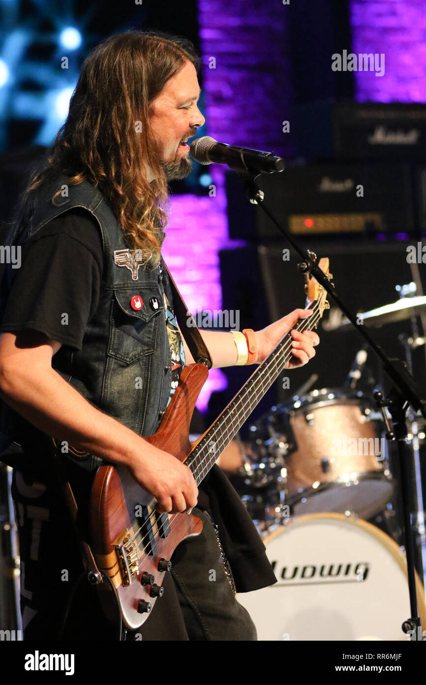 Pre-NAMM Jam with Six Gun Sal at Yost Theater Featuring: Matt Geinitz ...