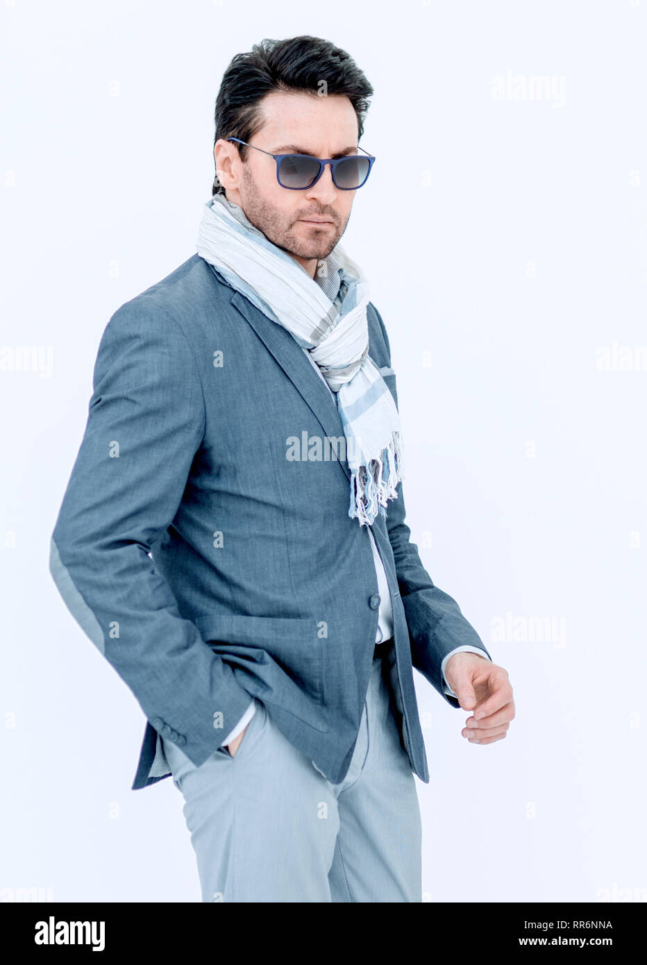 portrait of stylish modern man Stock Photo - Alamy