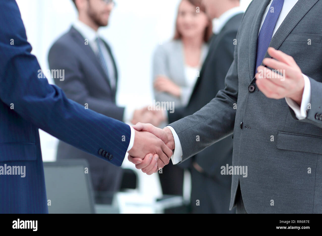concept of cooperation.handshake of business partners Stock Photo - Alamy