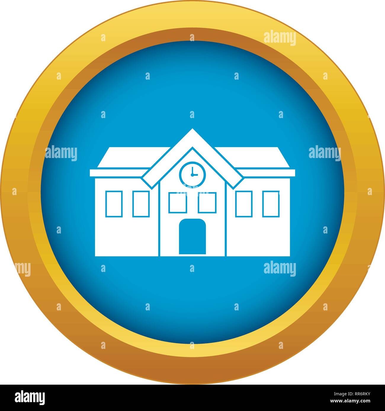 Chapel icon blue vector isolated Stock Vector Image & Art - Alamy