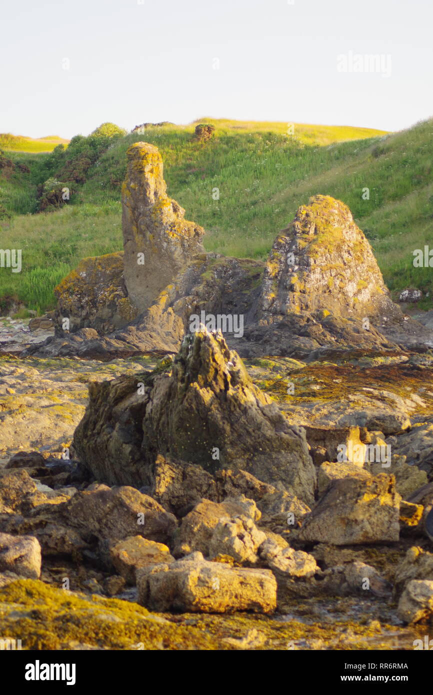 Volcanic Neck Formation