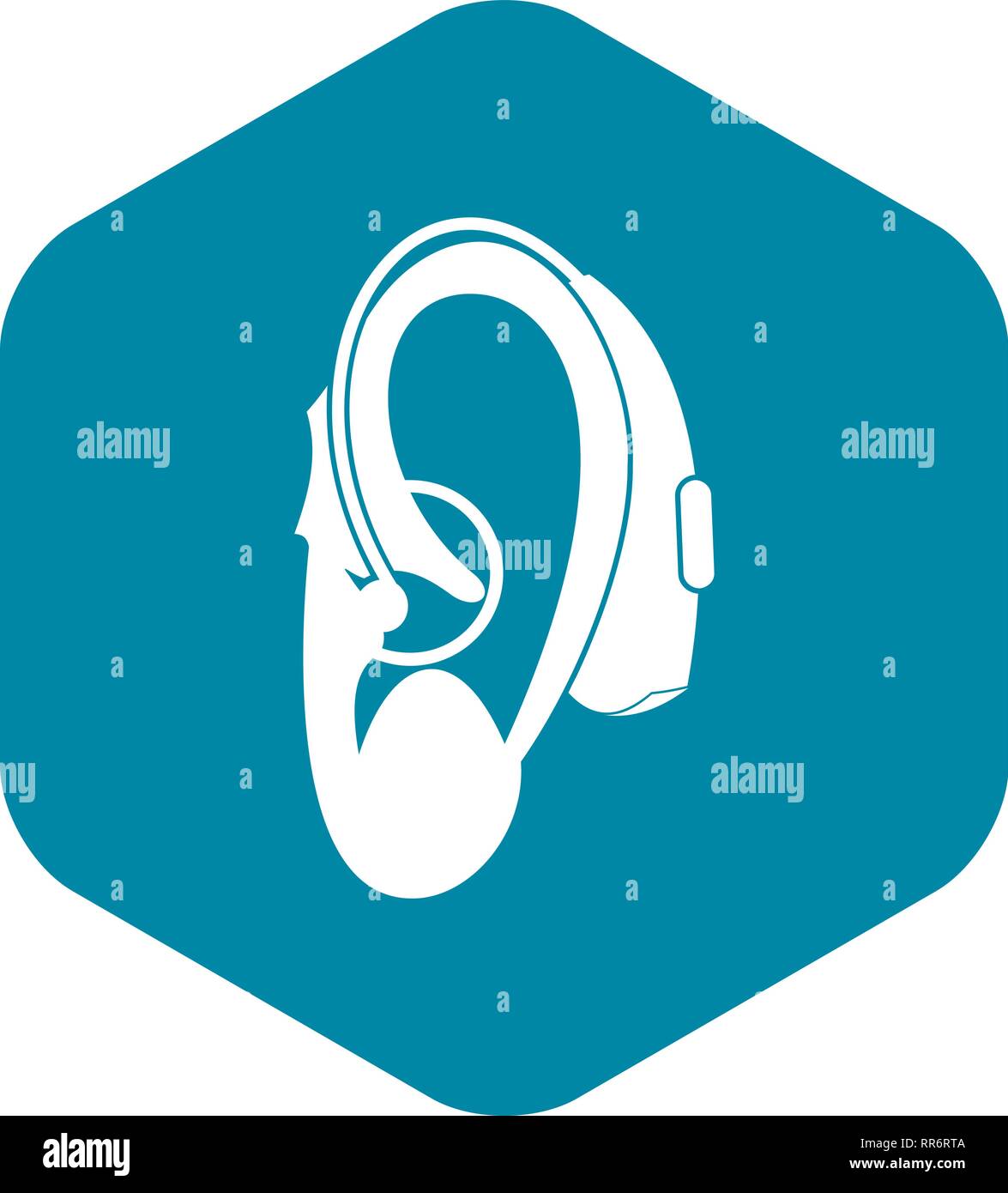 Hearing aid icon, simple style Stock Vector Image & Art - Alamy