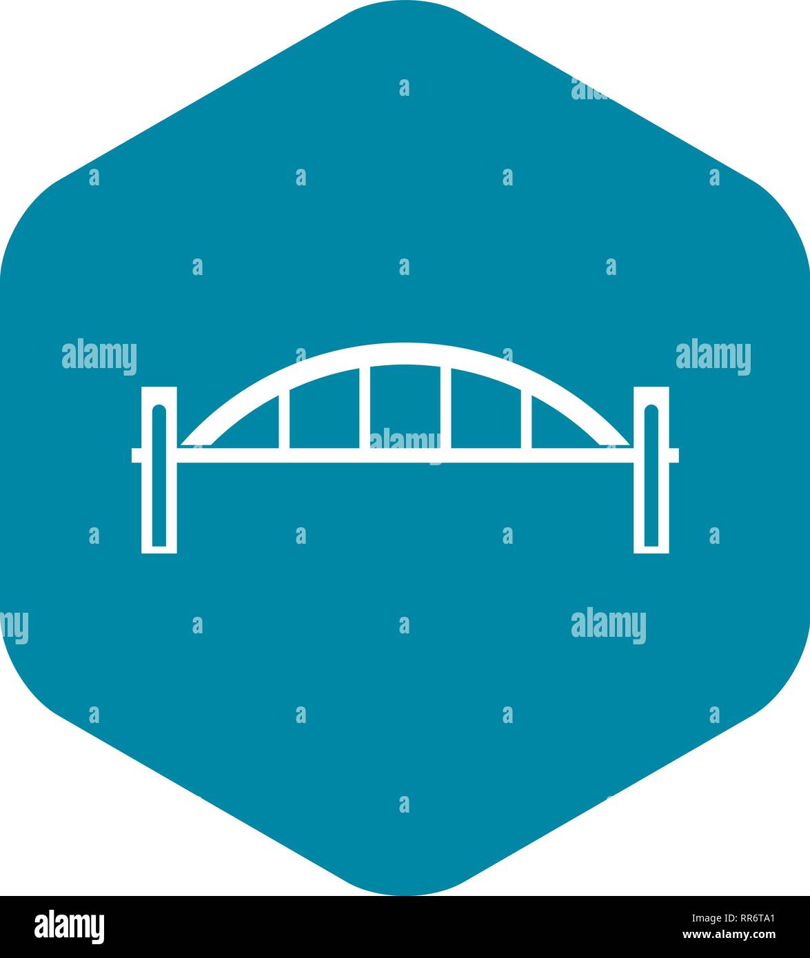 Bridge icon, simple style Stock Vector Image & Art - Alamy