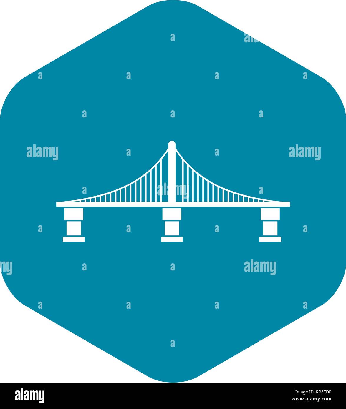Bridge icon, simple style Stock Vector Image & Art - Alamy