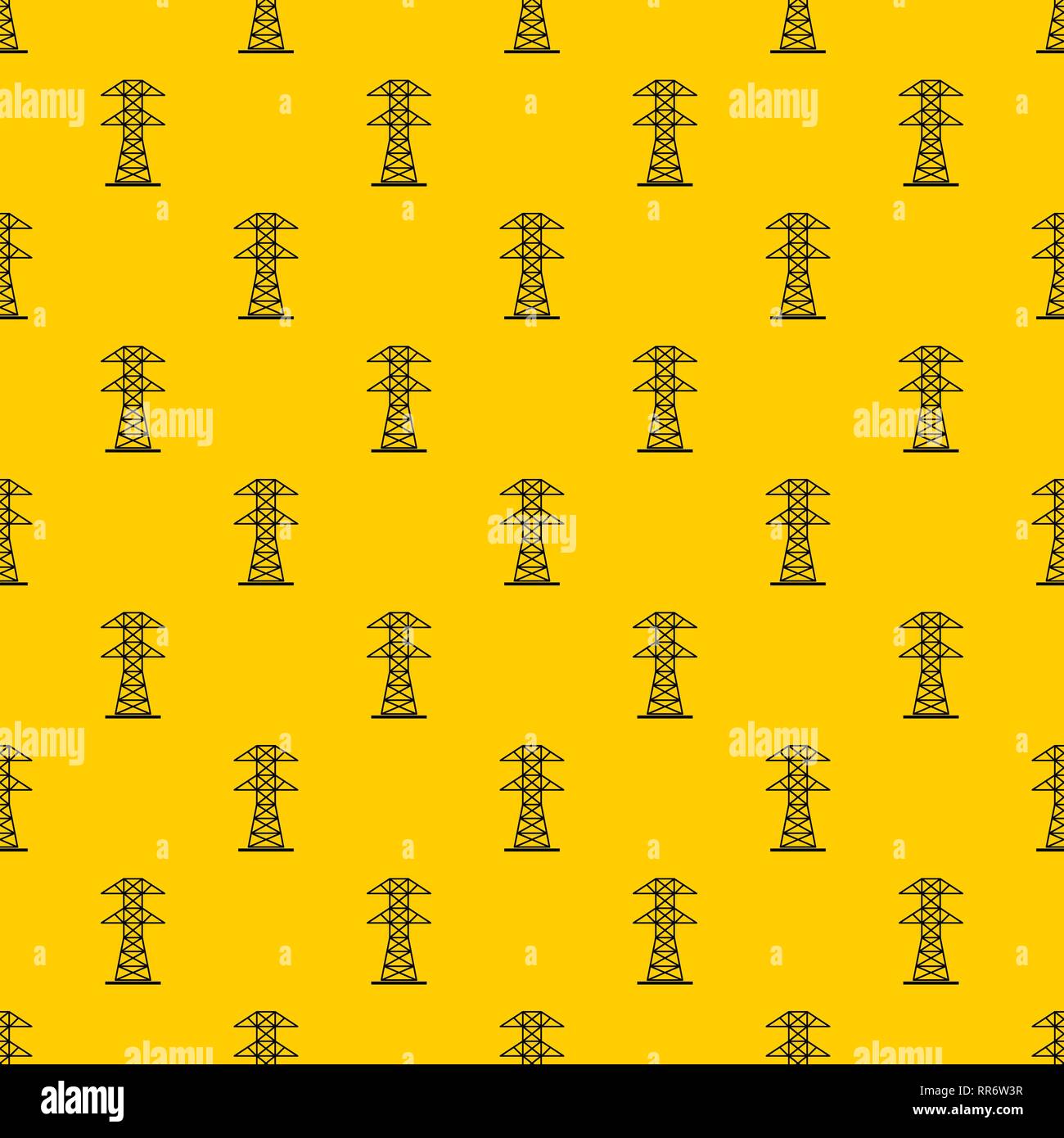 High voltage tower pattern vector Stock Vector Image & Art - Alamy