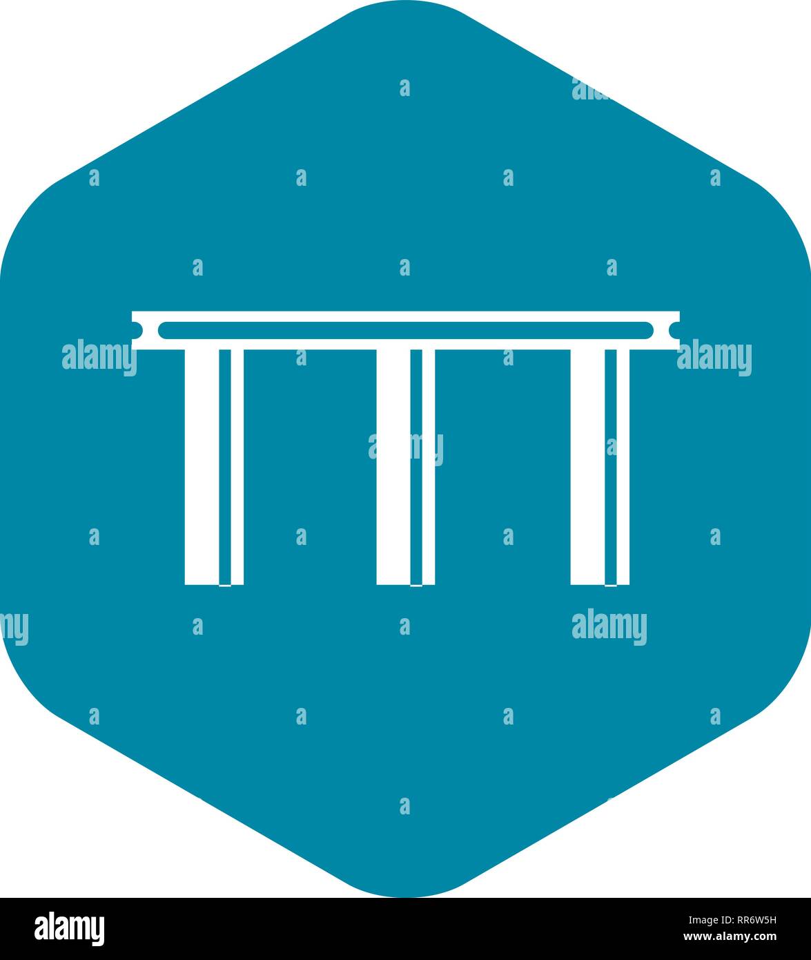 Bridge icon, simple style Stock Vector Image & Art - Alamy