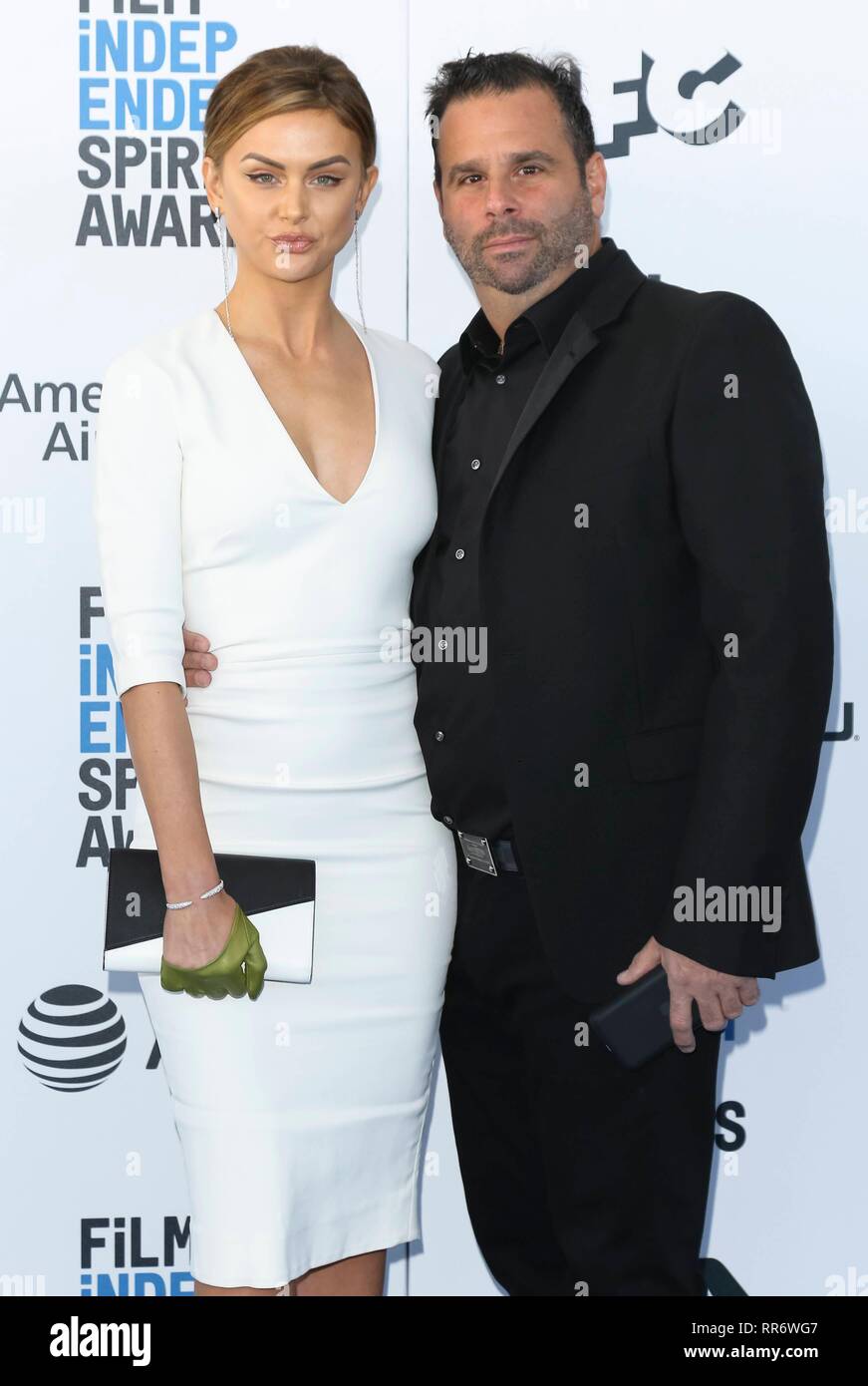 Lala Kent and Randall Emmett arrive at the Film Independent Spirit ...