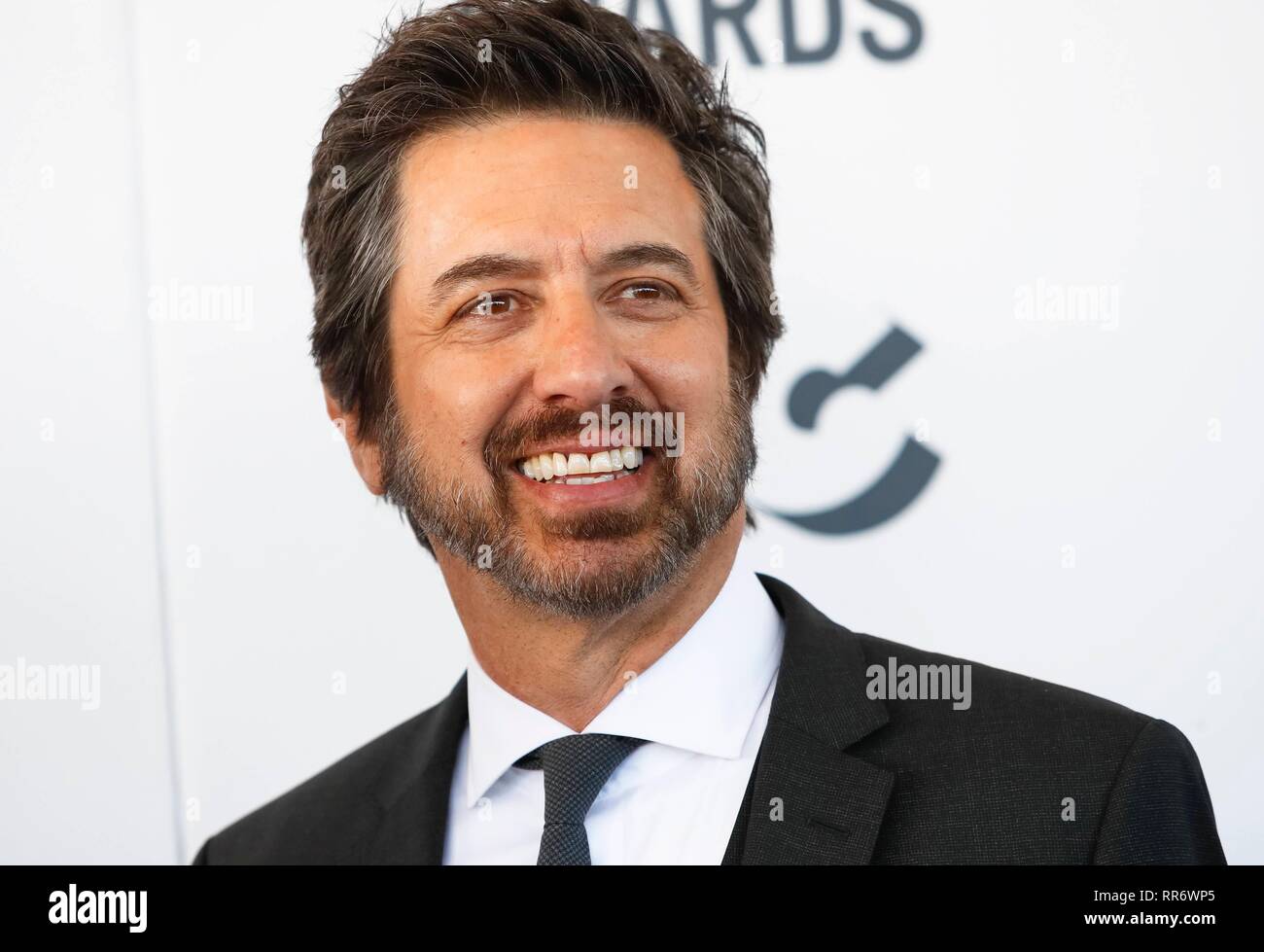 Ray Romano arrives at the Film Independent Spirit Awards in a tent in ...