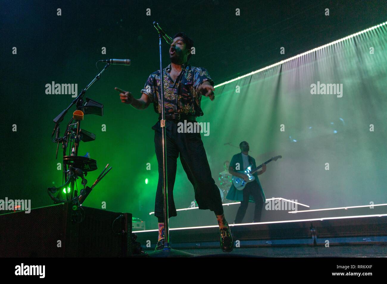 Madison, Wisconsin, USA. 23rd Feb, 2019. SAMEER GADHIA and ERIC CANNATA ...