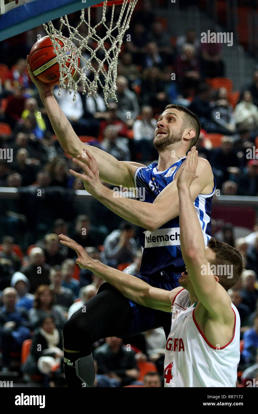 Zenica, Bosnia and Herzegovina (BiH). 24th Feb, 2019. Miralem Halilovic ...