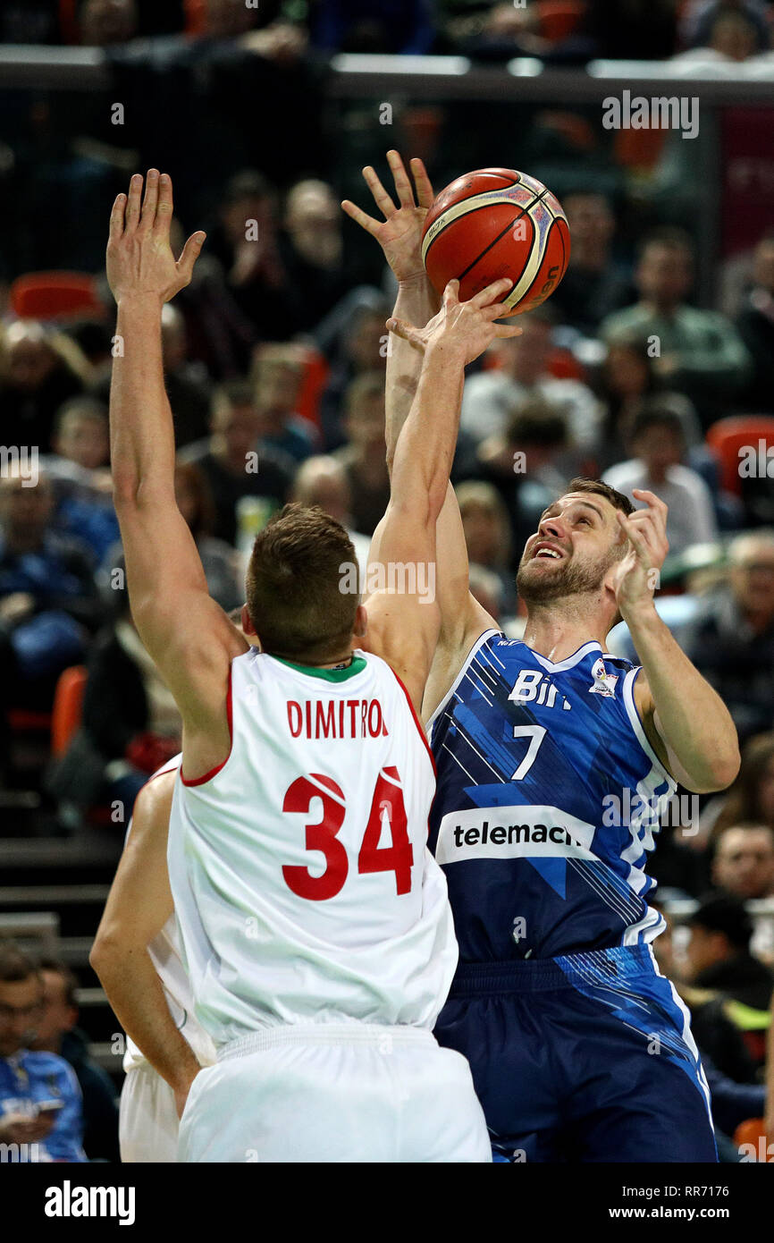 Zenica, Bosnia and Herzegovina (BiH). 24th Feb, 2019. Miralem Halilovic ...