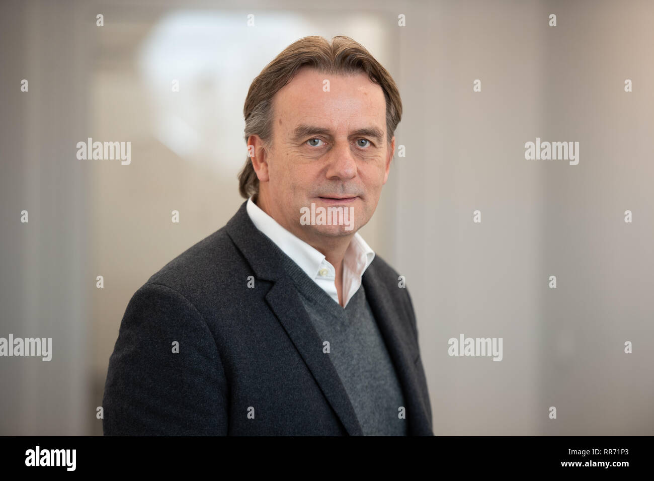 Hamburg, Germany. 21st Feb, 2019. Michael Rook, former head of Media ...