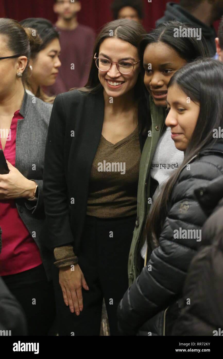 New York, NY, USA. 23rd Feb, 2019. Feb 23, 2019 - Alexandria Ocasio ...