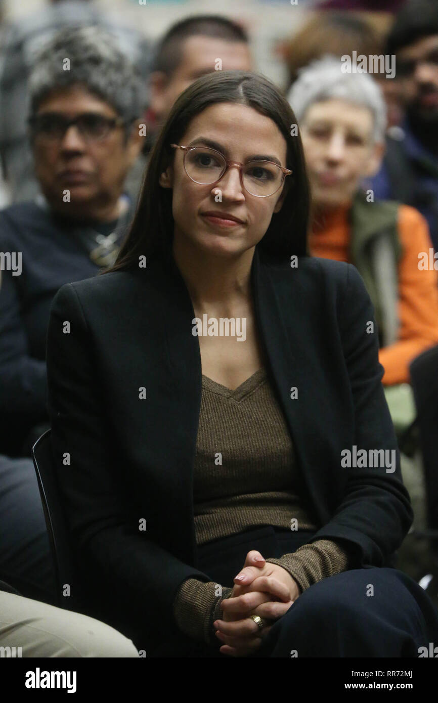 New York, NY, USA. 23rd Feb, 2019. Feb 23, 2019 - Alexandria Ocasio ...