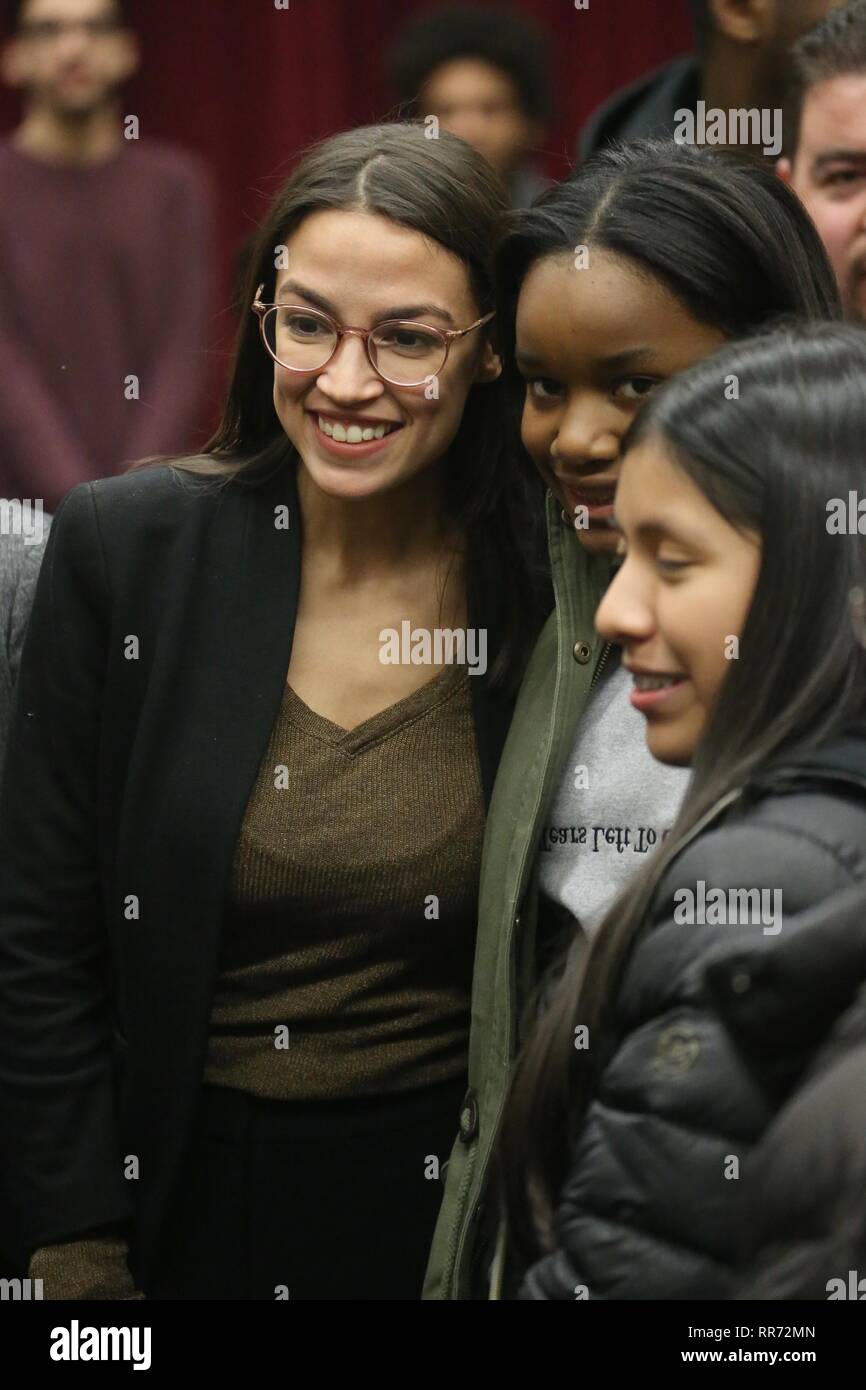 New York, NY, USA. 23rd Feb, 2019. Feb 23, 2019 - Alexandria Ocasio ...
