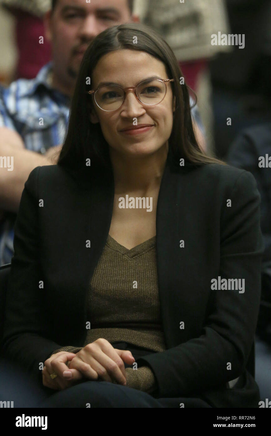 New York, NY, USA. 23rd Feb, 2019. Feb 23, 2019 - Alexandria Ocasio ...