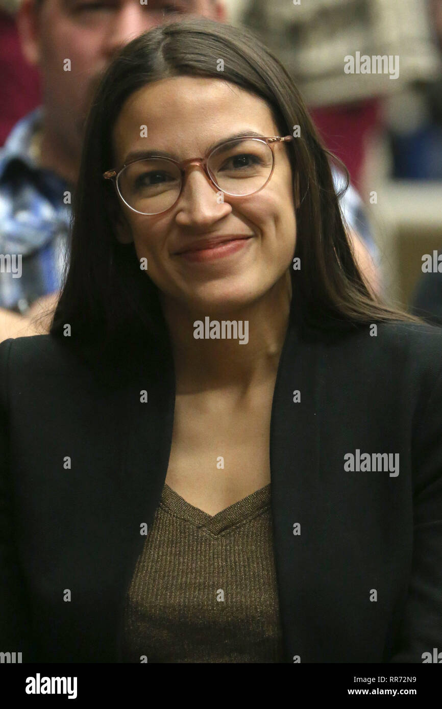 New York, NY, USA. 23rd Feb, 2019. Feb 23, 2019 - Alexandria Ocasio ...