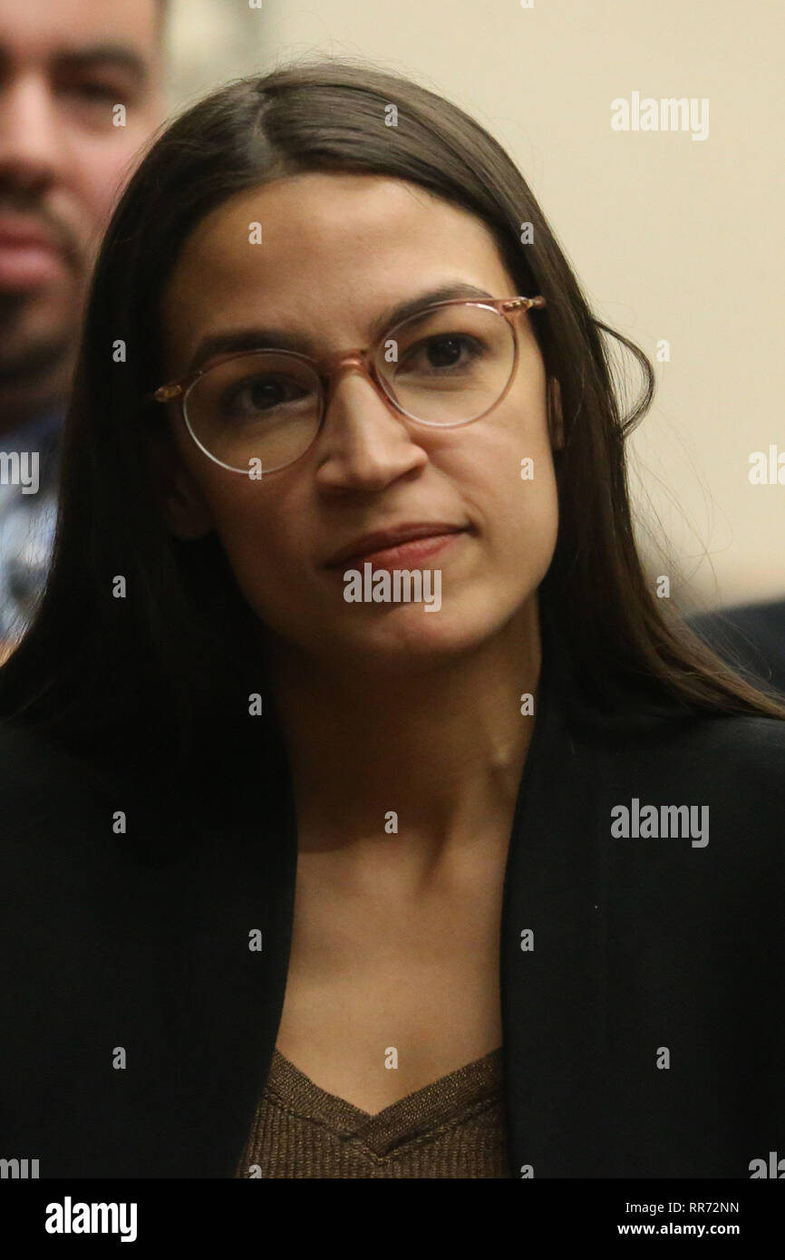 New York, NY, USA. 23rd Feb, 2019. Feb 23, 2019 - Alexandria Ocasio ...