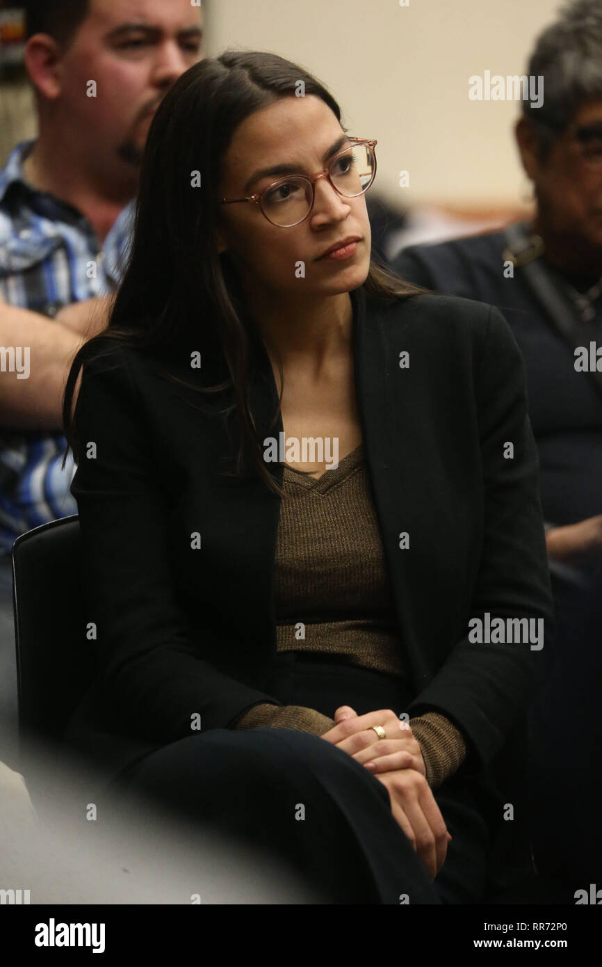 New York, NY, USA. 23rd Feb, 2019. Feb 23, 2019 - Alexandria Ocasio ...
