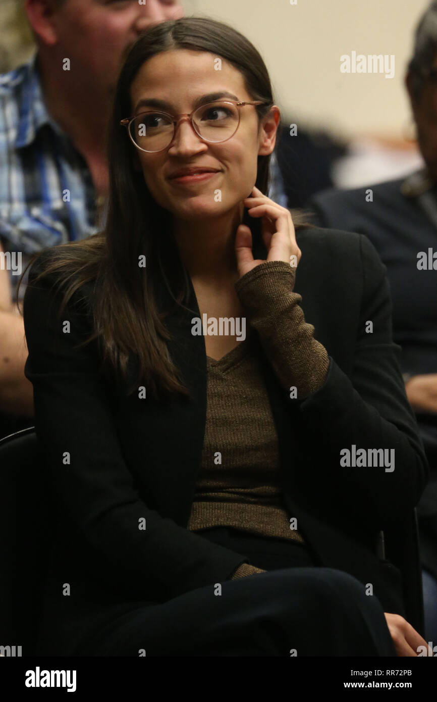 New York, NY, USA. 23rd Feb, 2019. Feb 23, 2019 - Alexandria Ocasio ...
