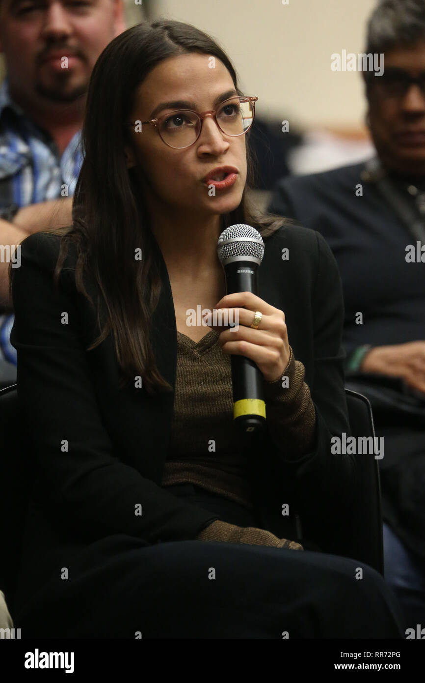 New York, NY, USA. 23rd Feb, 2019. Feb 23, 2019 - Alexandria Ocasio ...