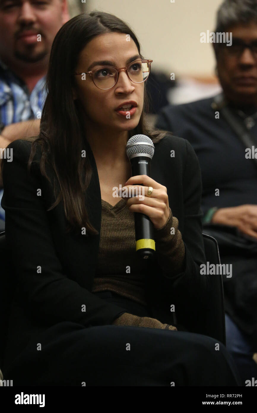 New York, NY, USA. 23rd Feb, 2019. Feb 23, 2019 - Alexandria Ocasio ...