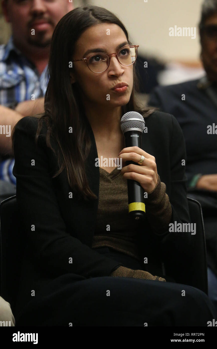 New York, NY, USA. 23rd Feb, 2019. Feb 23, 2019 - Alexandria Ocasio ...