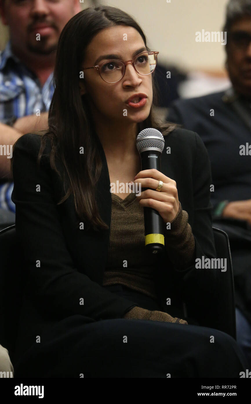 New York, NY, USA. 23rd Feb, 2019. Feb 23, 2019 - Alexandria Ocasio ...