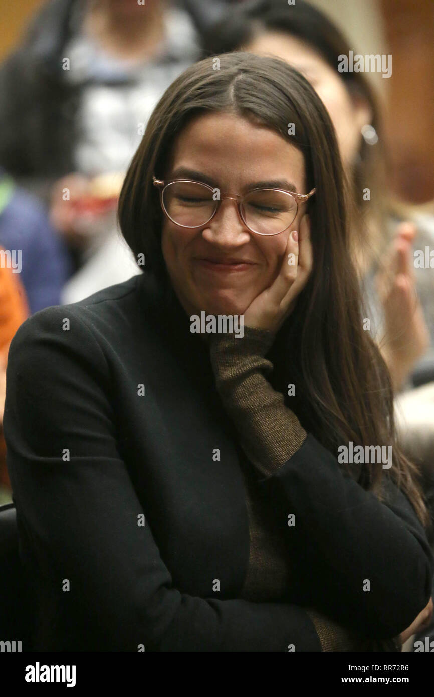 New York, NY, USA. 23rd Feb, 2019. Feb 23, 2019 - Alexandria Ocasio ...